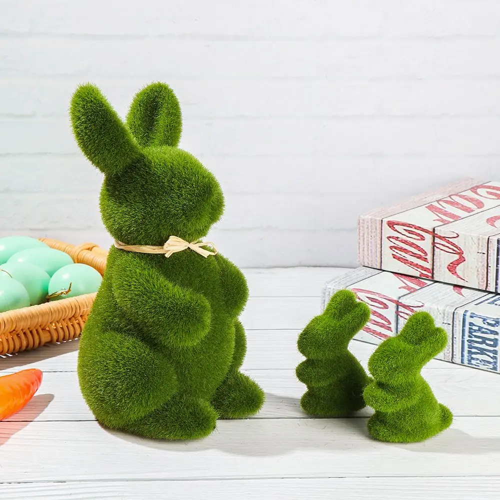 8cm/22cm Easter Rabbit Green Rabbit Happy Easter Ornaments Home ...