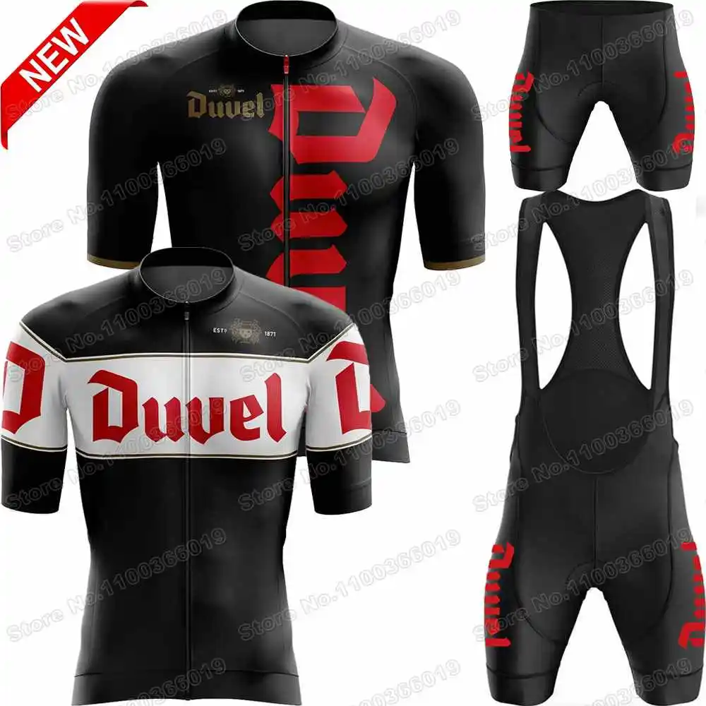 2023-Duvel-Cycling-Jersey-Vintage-Set-Retro-Belgian-Beer-Cycling-Clothing-Men-Summer-Road-Bike ...