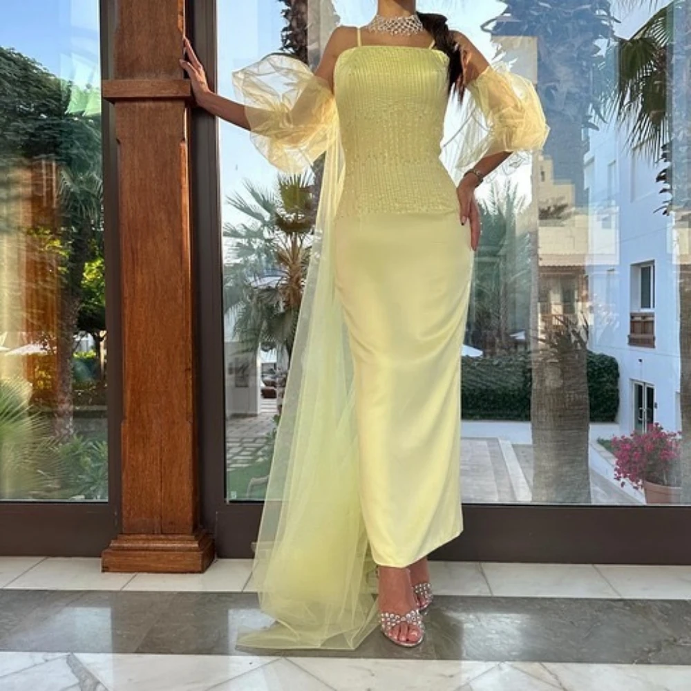 Customized Evening Dresses Exquisite Strapless Spaghetti Strap Mermaid ...