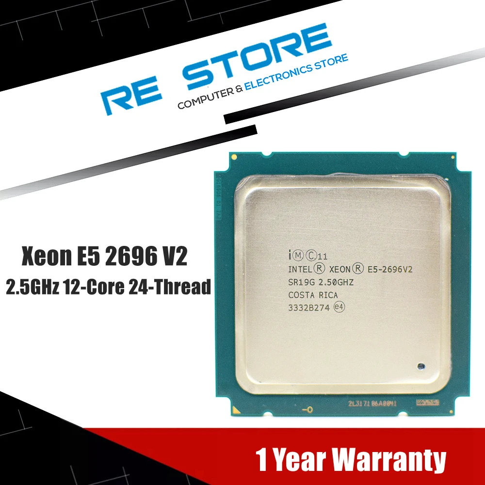 Intel Xeon E5 2696 V2 2.5ghz 12-core 24-thread Cpu Processor 30m 115w ...