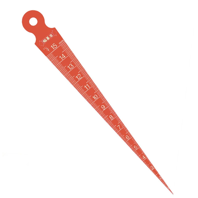 1-15mm Plastic Taper Gauge Weld Gauge Ruler Feeler Gage With Pvc ...