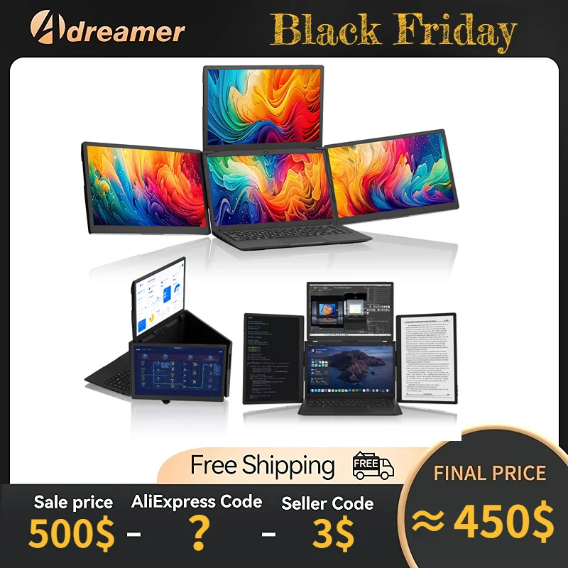 Adreamer-port-til-monitor-port-til-tela-de-expans-o-fhd-port-til-tri ...