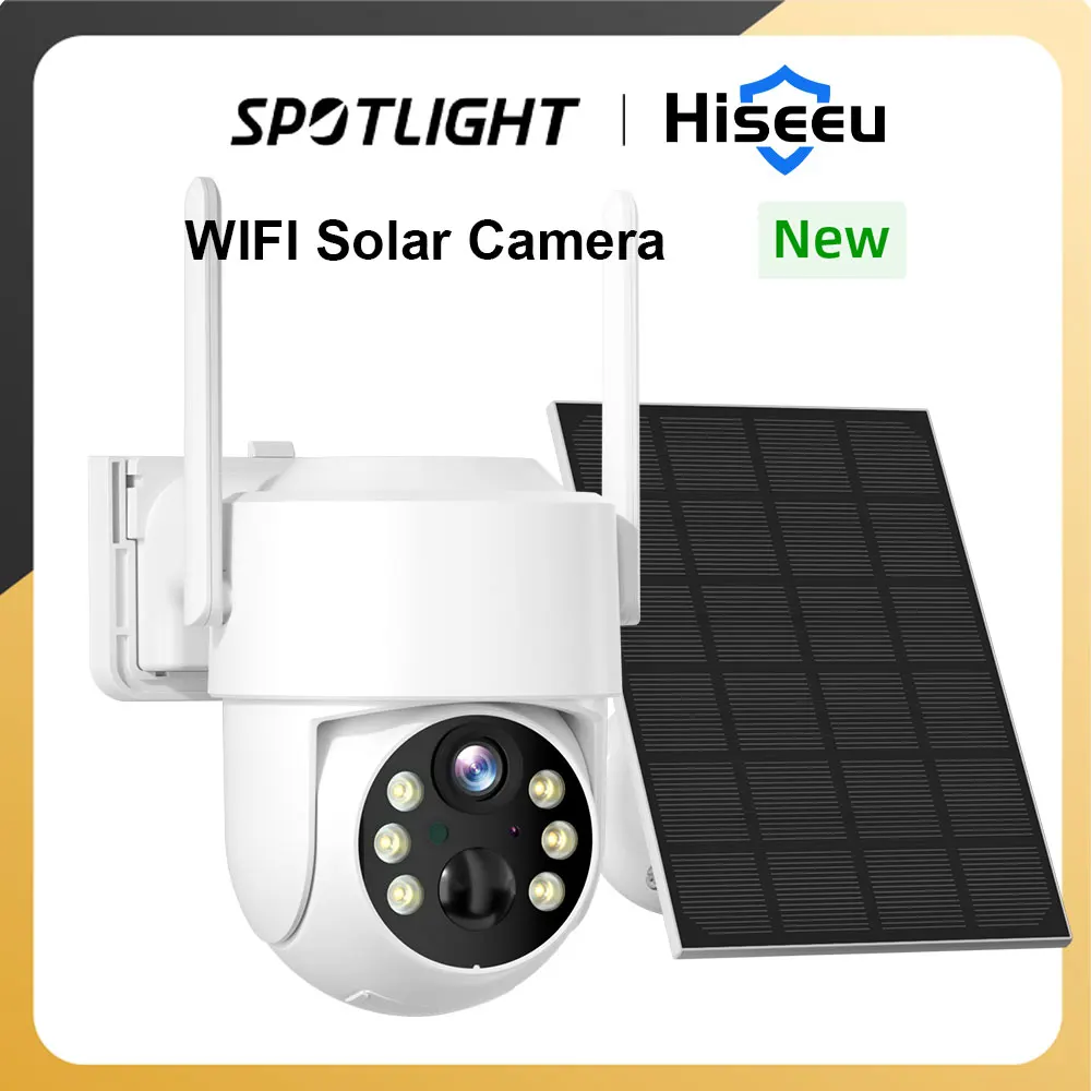 Hiseeu-4MP-Wifi-Solar-Camera-Outdoor-2K-Wireless-Surveillance-IP-Camera ...