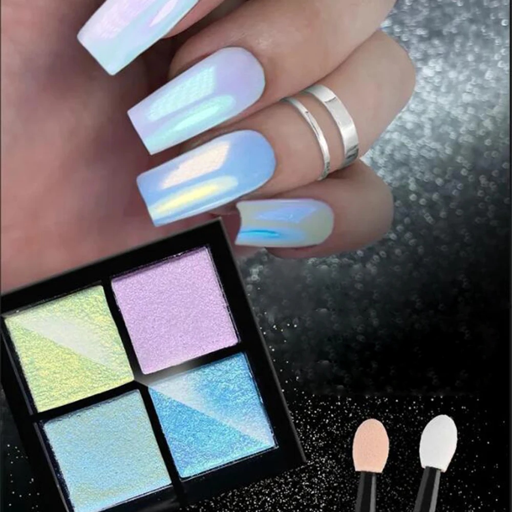 4Color-Nails-Pearl-Mirror-Hard-Rub-Powder-Mermaid-Chrome-Pigment ...
