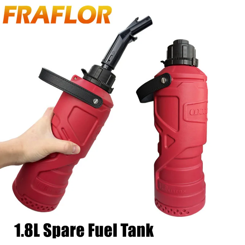 Motorcycle Bumper Mounted Jerrycan Spare Gas Can Fuel Tank Water Bucket ...