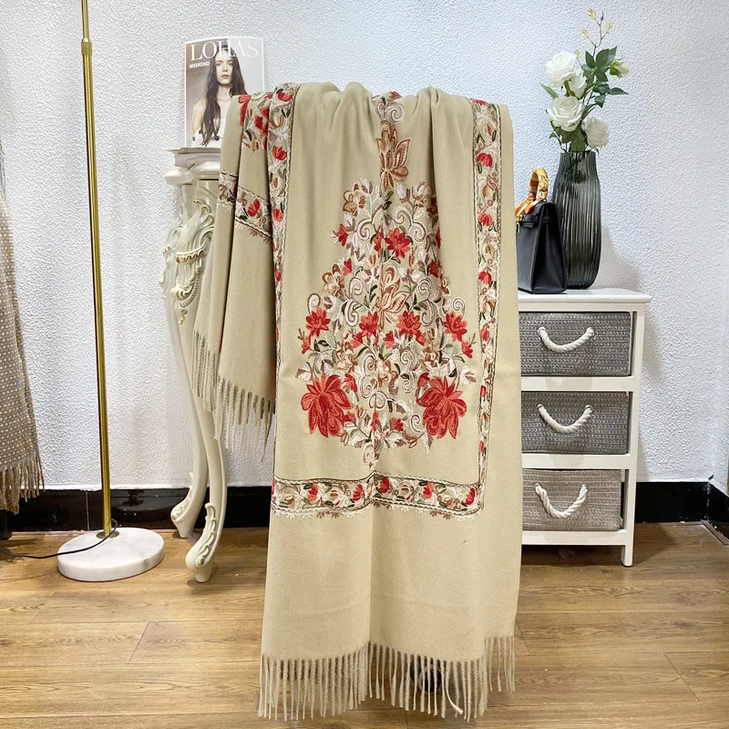 Ethnic Style Shawl, Lijiang, Yunnan, Dali, With Wool Blanket, Cashmere ...