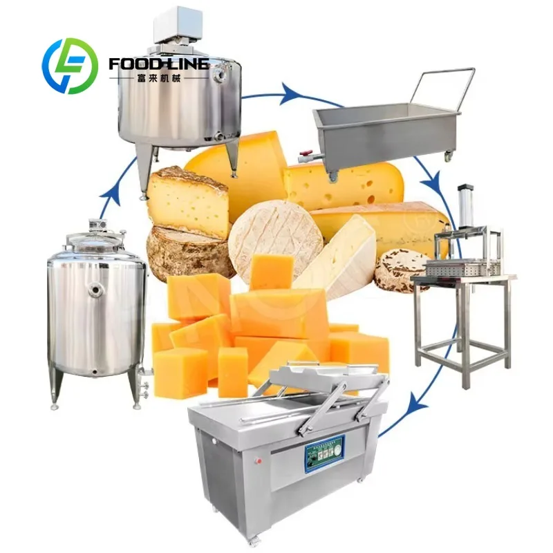 Customized All-in-One Stainless Steel Automatic 500L Cheese Production ...