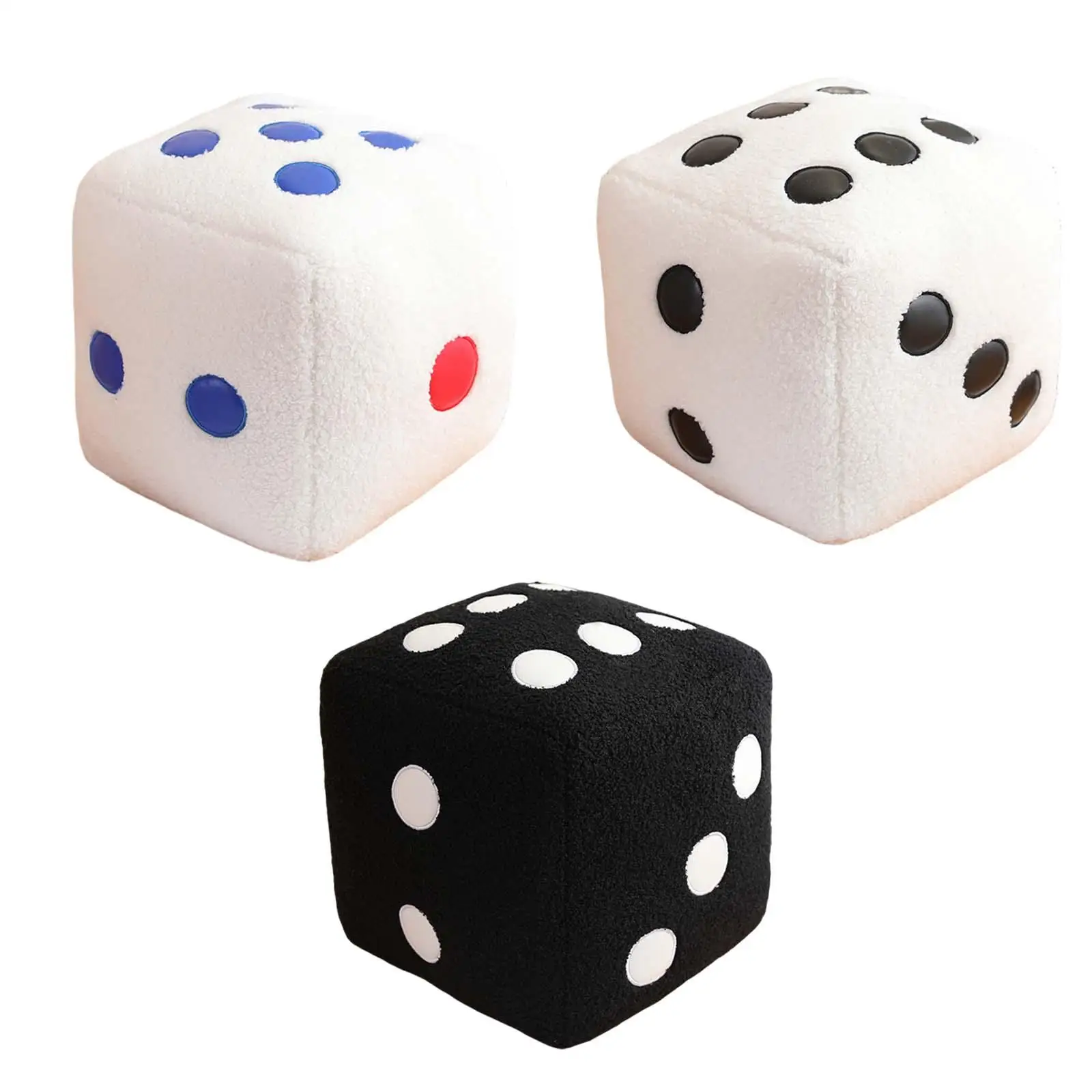10-Soft-Plush-Jumbo-Big-Playing-Dice-Teaching-Aids-Early-Math-Skills ...