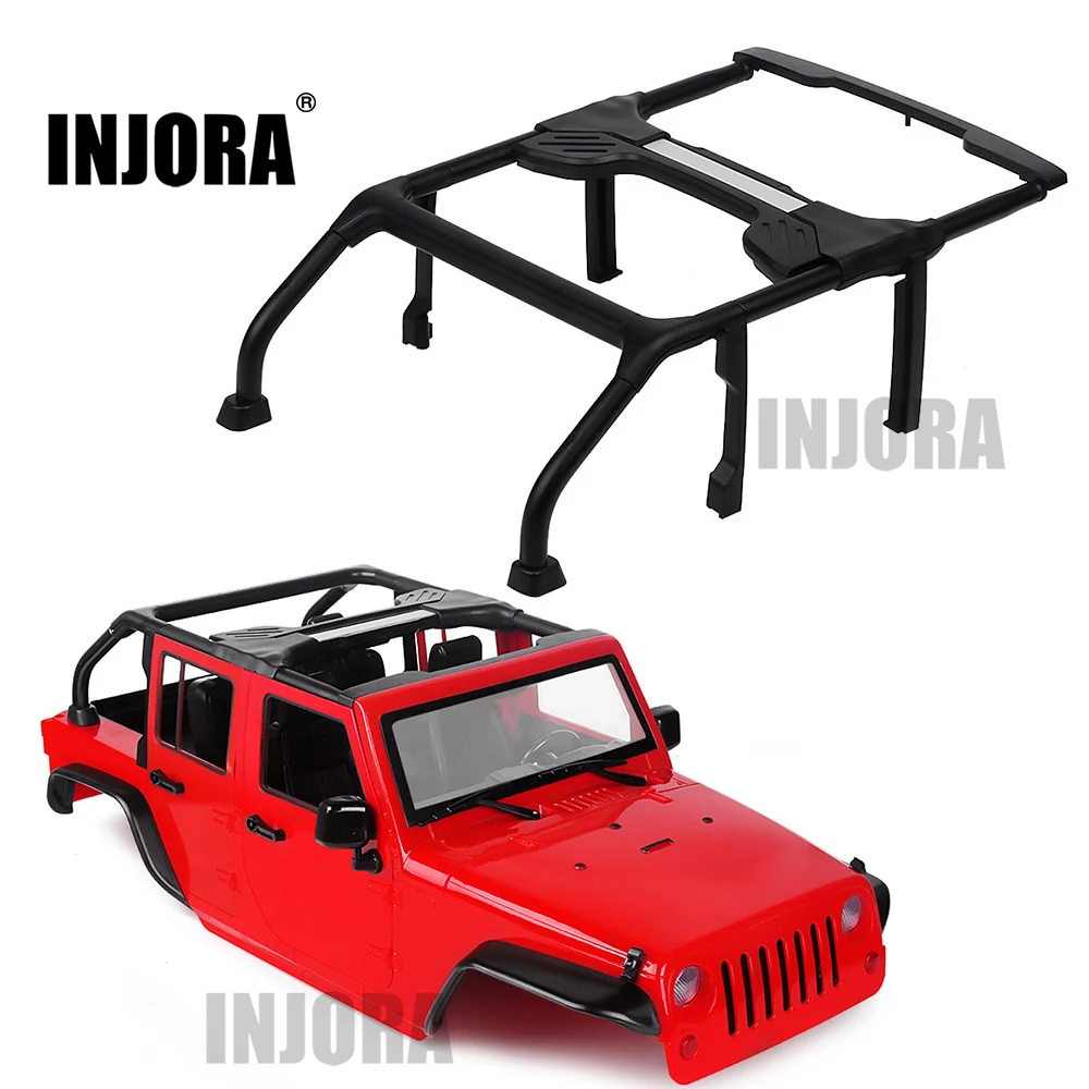 INJORA 313mm Wheelbase Open Car Conversion Parts for 1/10 RC Crawler Axial SCX10 90046 Jeep ...