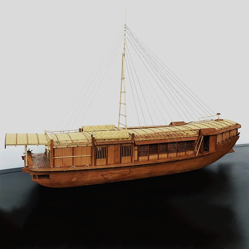 1/50 Chinese Ancient Sailing Ship Model Bianhe Passenger Ship Assembly ...