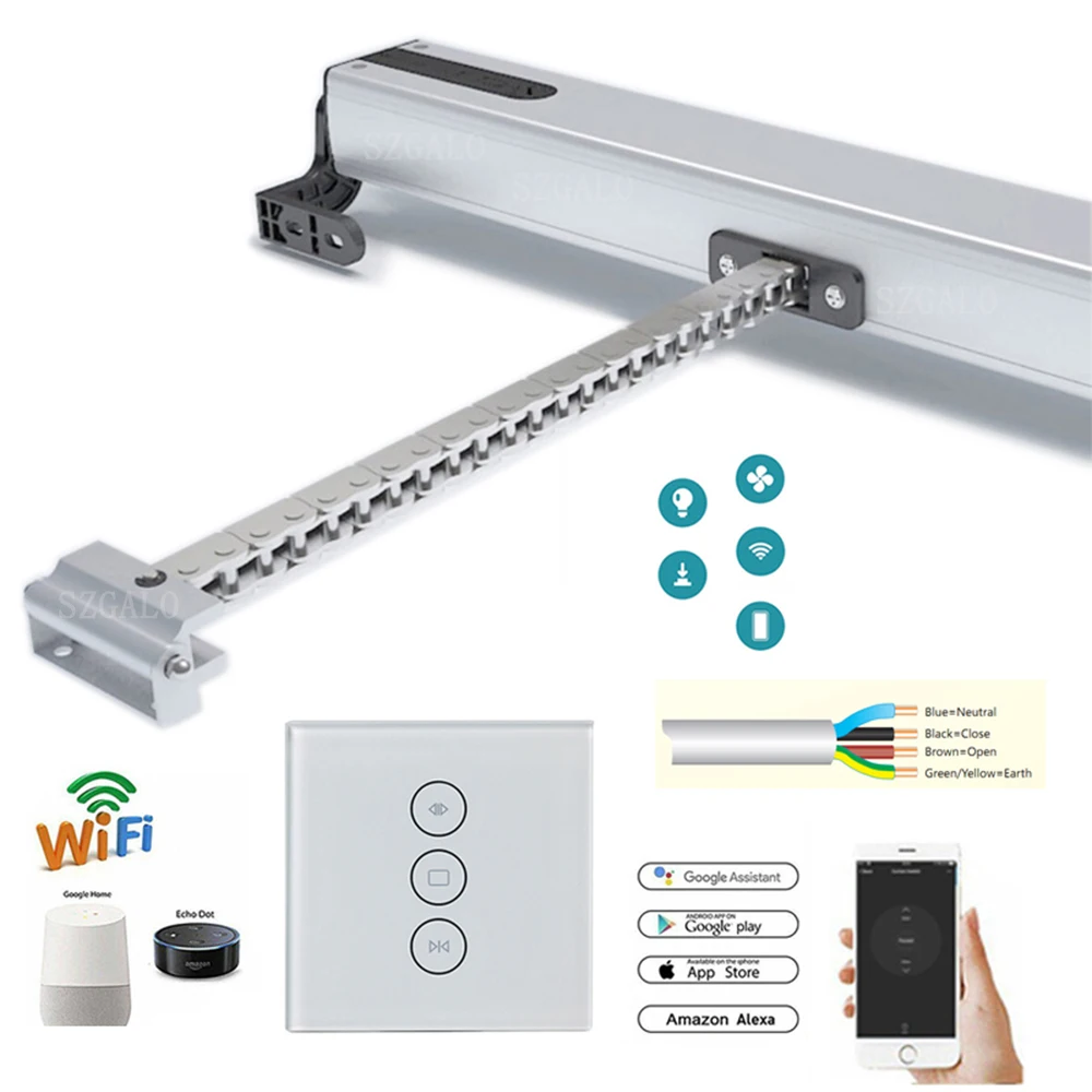 Fast shipping A-OK Motorized window opener 2/4 wires motor Tuya WiFi ...