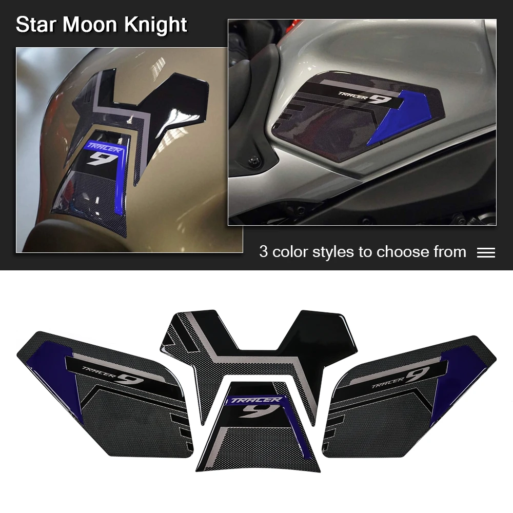 3d Epoxy Resin Sticker Motorcycle Accessories Tank Pad Side Anti ...