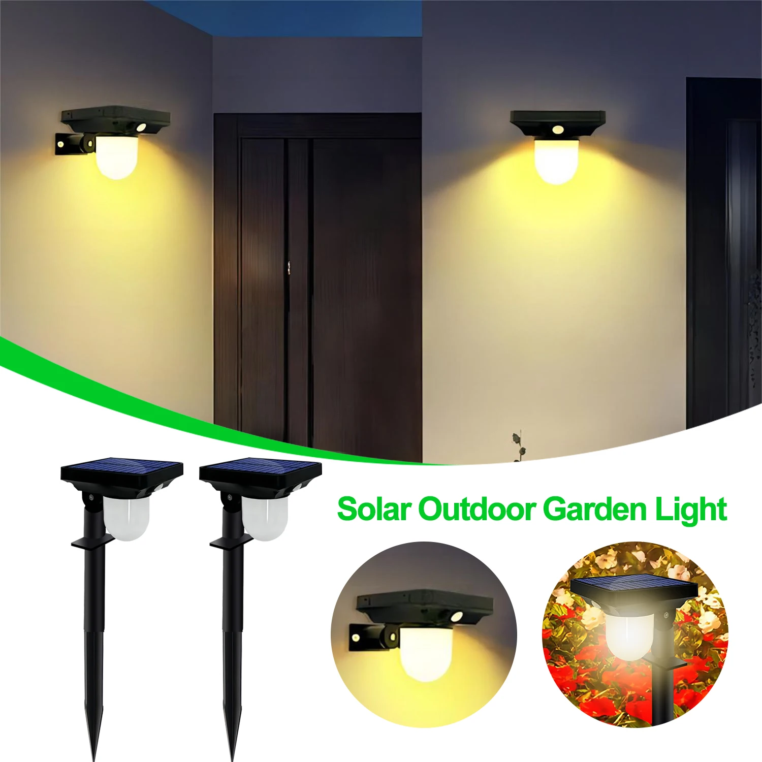 LED-Solar-Porch-Lights-Human-Body-Induction-Outdoor-Waterproof ...
