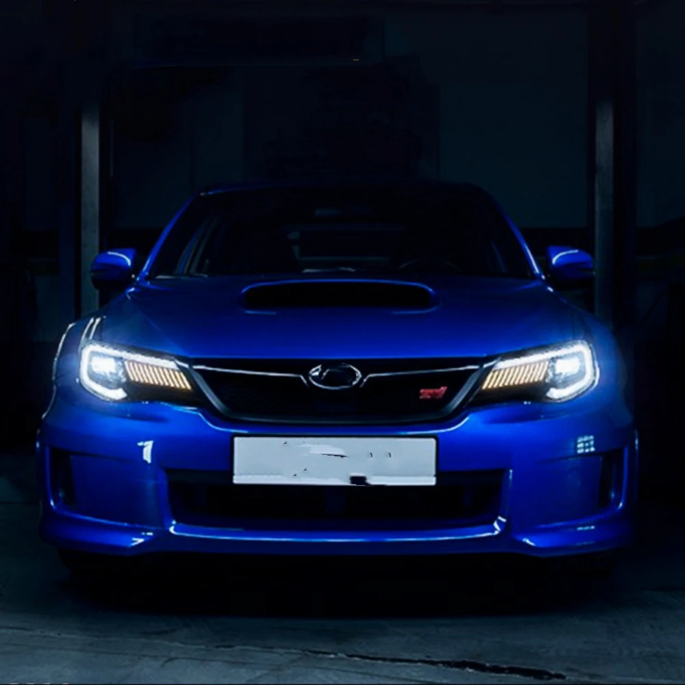 Car-Styling-Head-Lamp-Accessories-For-Subaru-Impreza-WRX-2008-2014-LED-DRL-Projector-Lens ...