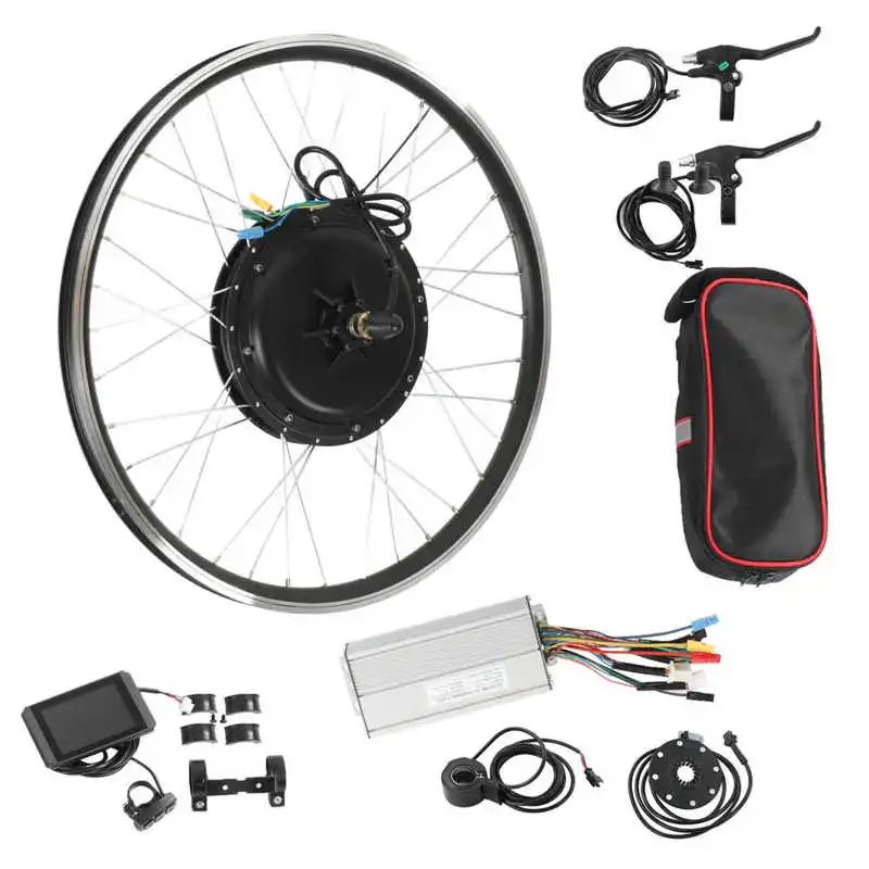 Electric-Bike-Front-Rear-Wheel-Hub-Motor-Conversion-Kit-48V-72V-1000W ...