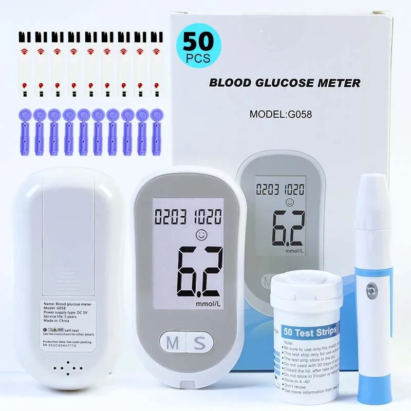 Gluc-metro-m-dico-para-Diabetes-medidor-de-glucosa-en-sangre-Mmol-L-Mg ...