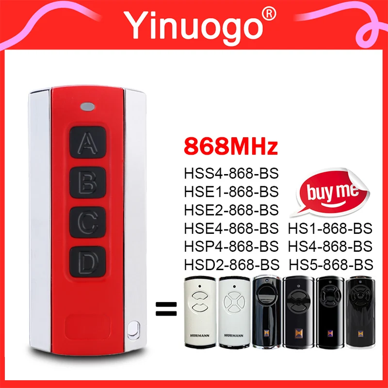 For-HORMANN-HSE2-HSE4-HS5-HSE1-HS1-HS4-HSS4-HSD2-HSP4-868-BS-868MHz ...