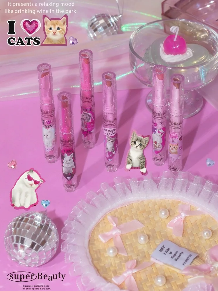 FLORTTE-Flower-Loria-Fine-Glitter-Lipstick-Strange-Melia-Solid-Gloss ...