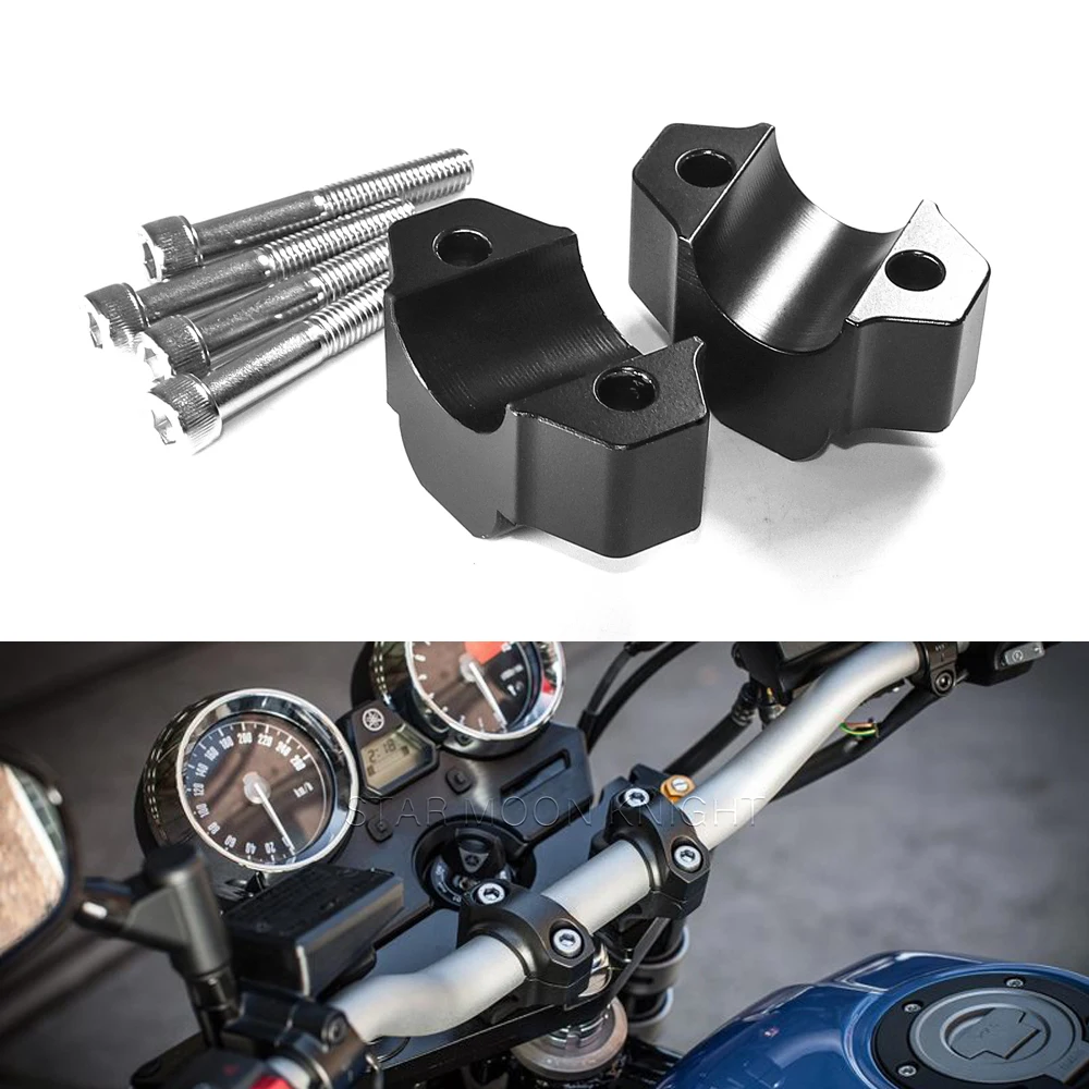 For-Yamaha-XJR-1300-XJR1300-2015-Motorcycle-Accessories-Handlebar-Riser-Drag-Handle-Bar-Clamp ...