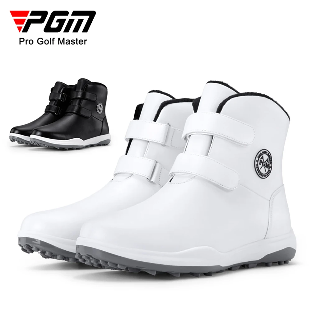Pgm Golf Shoes Women Winter Waterproof Boots Spikes Non-Slip Sneakers ...
