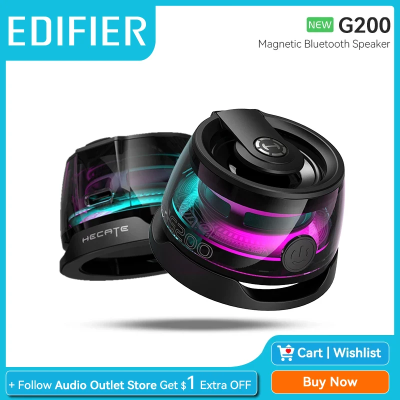 Edifier-Hecate-G200-Portable-Bluetooth-Speaker-Mini-Outdoor-Magnetic ...