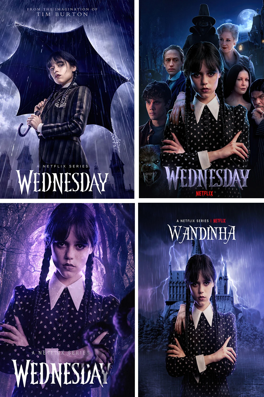 Wednesday-Addams-Birthday-Banner-Photography-Backdrop-Addams-Party ...