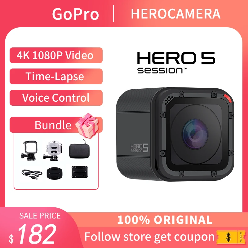 GoPro HERO5 Session action camera 4k digital cameras Bicycle motorcycle helmet camera fpv camera ...