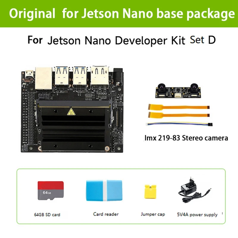 1-Set-Original-B01-AI-Development-IMX219-83-Stereo-Camera-64G-SD-Card ...