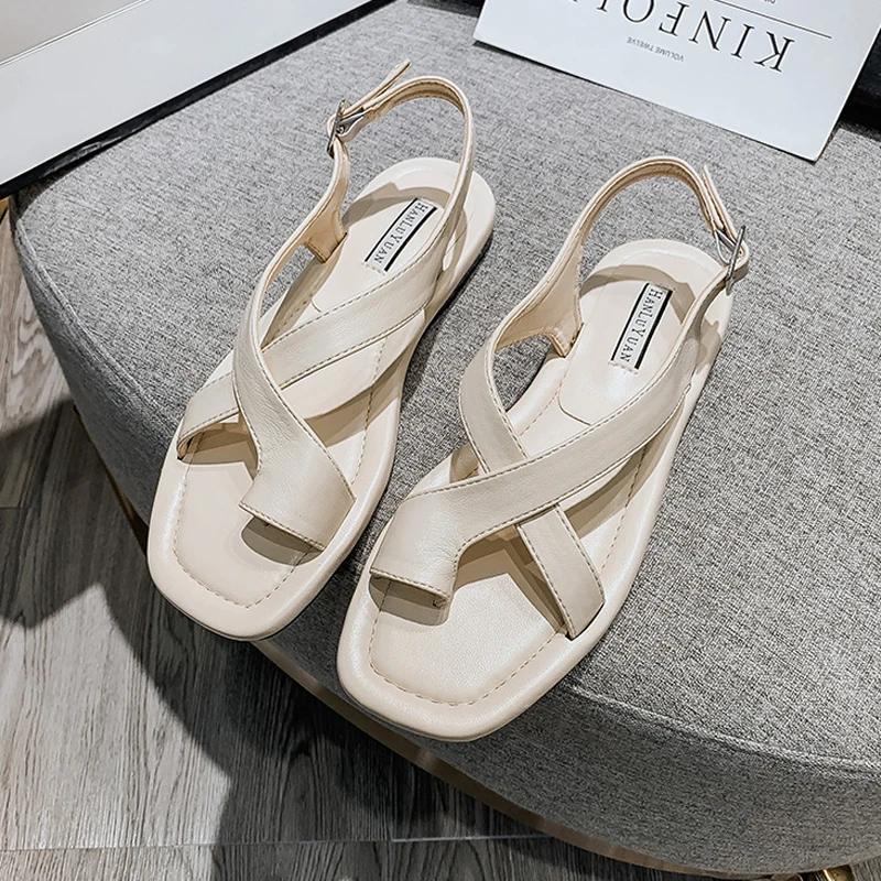 New Women Modern Sandals Summer Fashion Comfortable Leather Casual ...