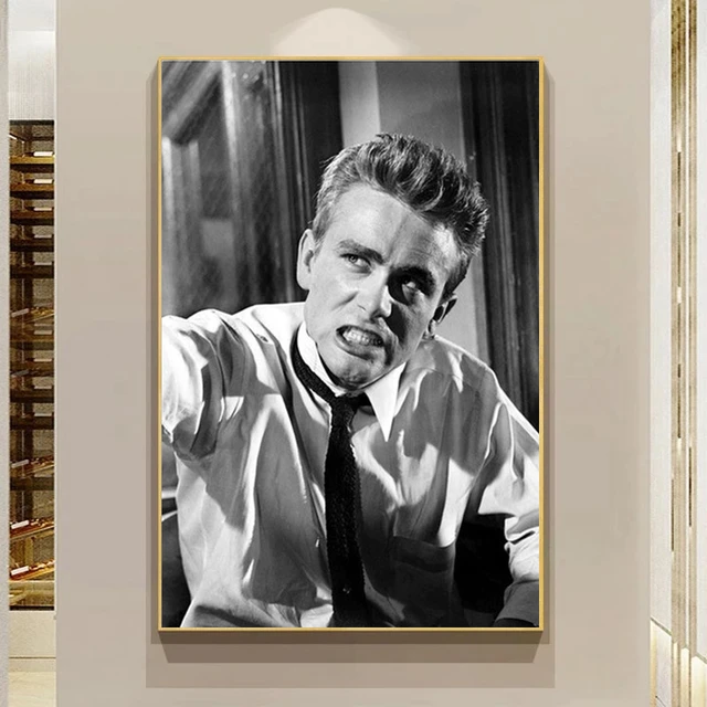 James Dean Motorcycle Poster