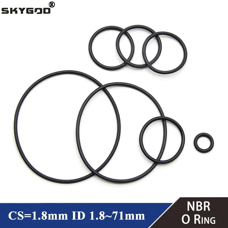 10-50pcs-NBR-O-Ring-Gasket-CS-1-8mm-ID-1-8mm-71mm-Automobile-Nitrile ...