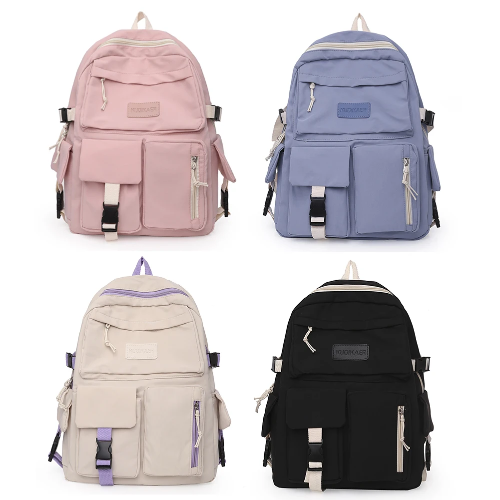 Women-Fashion-Backpacks-Hit-Color-Design-Canvas-Bag-for-Daily-Leisure ...