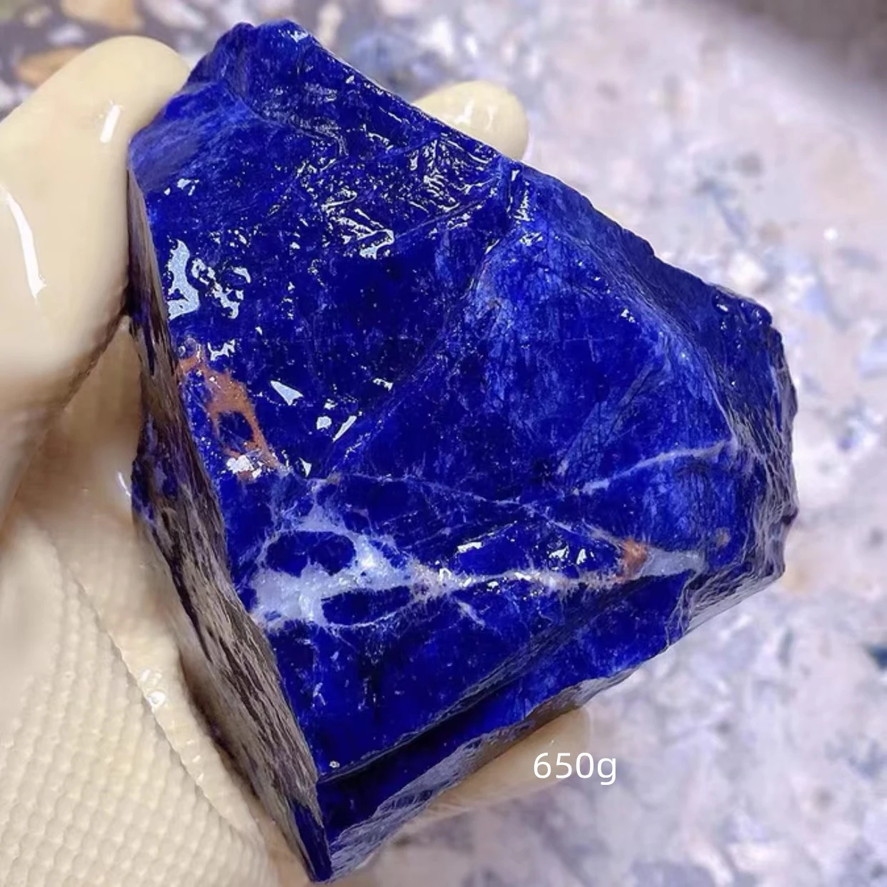 Blue Sapphire Natural Stone Original | Blue Sapphire Crystal | Home ...