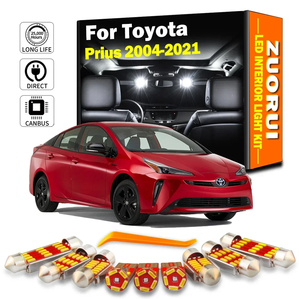 ZUORUI Canbus LED Interior Map Dome Light Lamp Kit For Toyota Prius ...