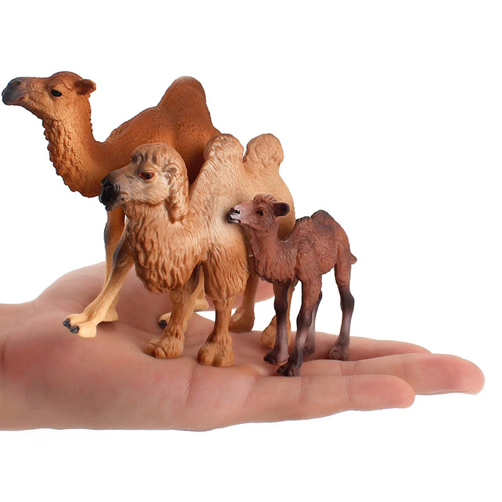 Simulation Camel Action Figure Wild Animals Figurines Desert Captive ...