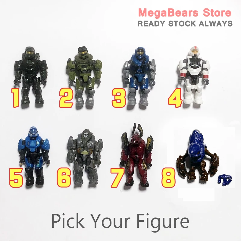 Mega Bloks Construx Halo UNSC Medic ODST Spartan Jun Carter Fred-104 ...