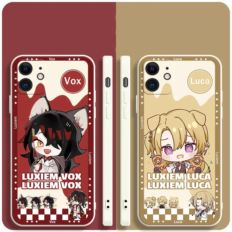 Luxiem For Phone Case Anime Vox Mysta Shu Shoto For Iphone X 11 12 13 ...