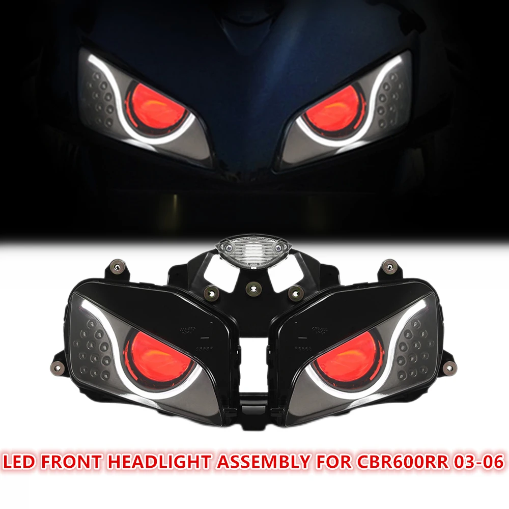 Kt Led Headlight For Honda Cbr600rr 2003-2006 V2 - Motorcycle Light ...