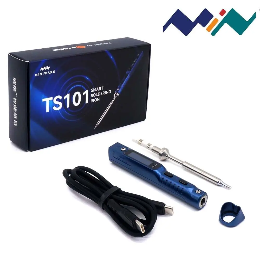 Miniware-TS101-Digital-Star-Blue-Mini-soldador-y-Kit-de-puntas-65-90W ...
