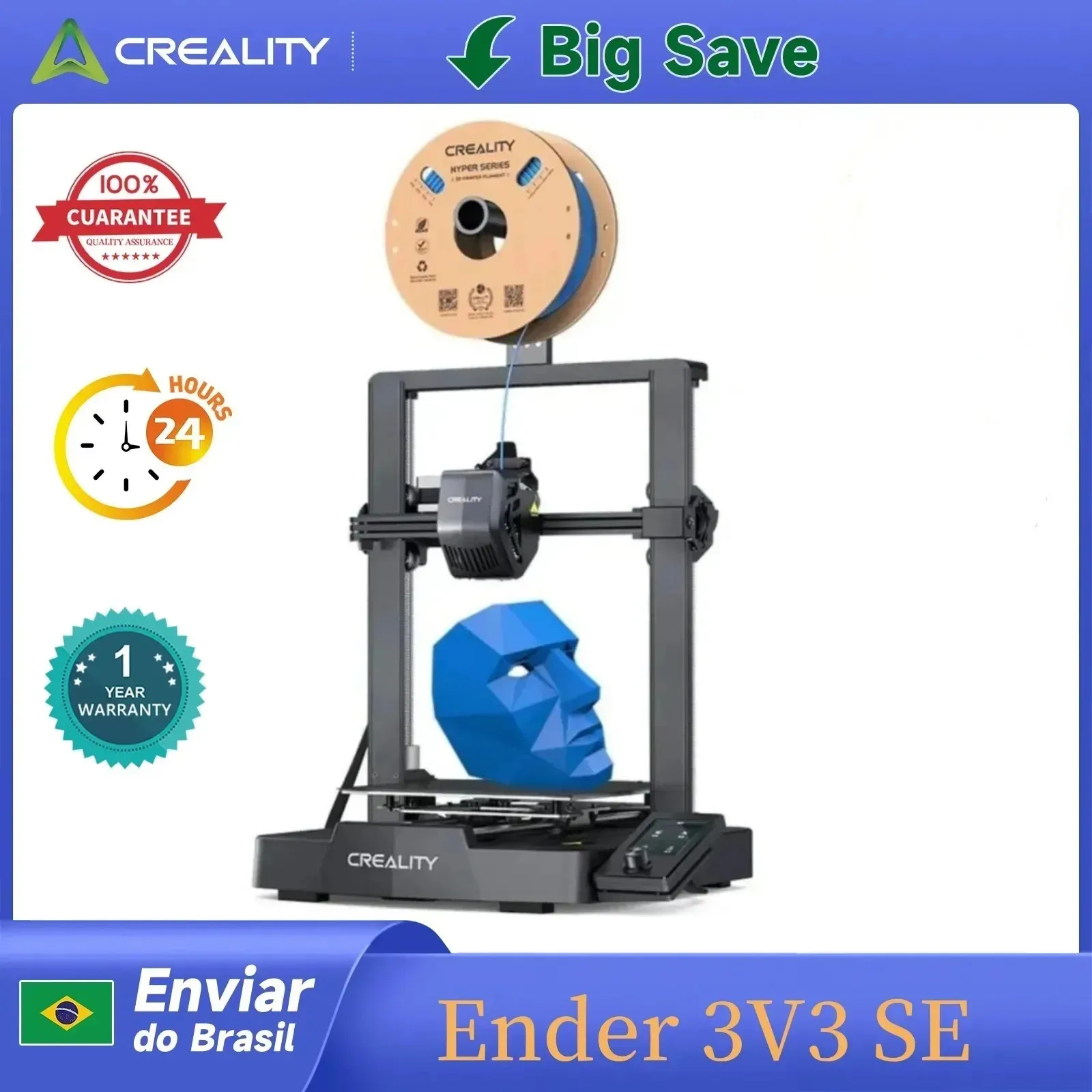 CREALITY-3D-Impressora-com-Nivelamento-Autom-tico-Velocidade-de-Impress ...