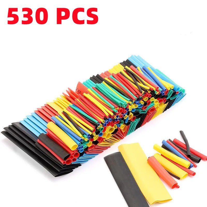 127-530-PCS-Polyolefin-Shrinking-Assorted-Heat-Shrink-Tube-Wire-Cable ...