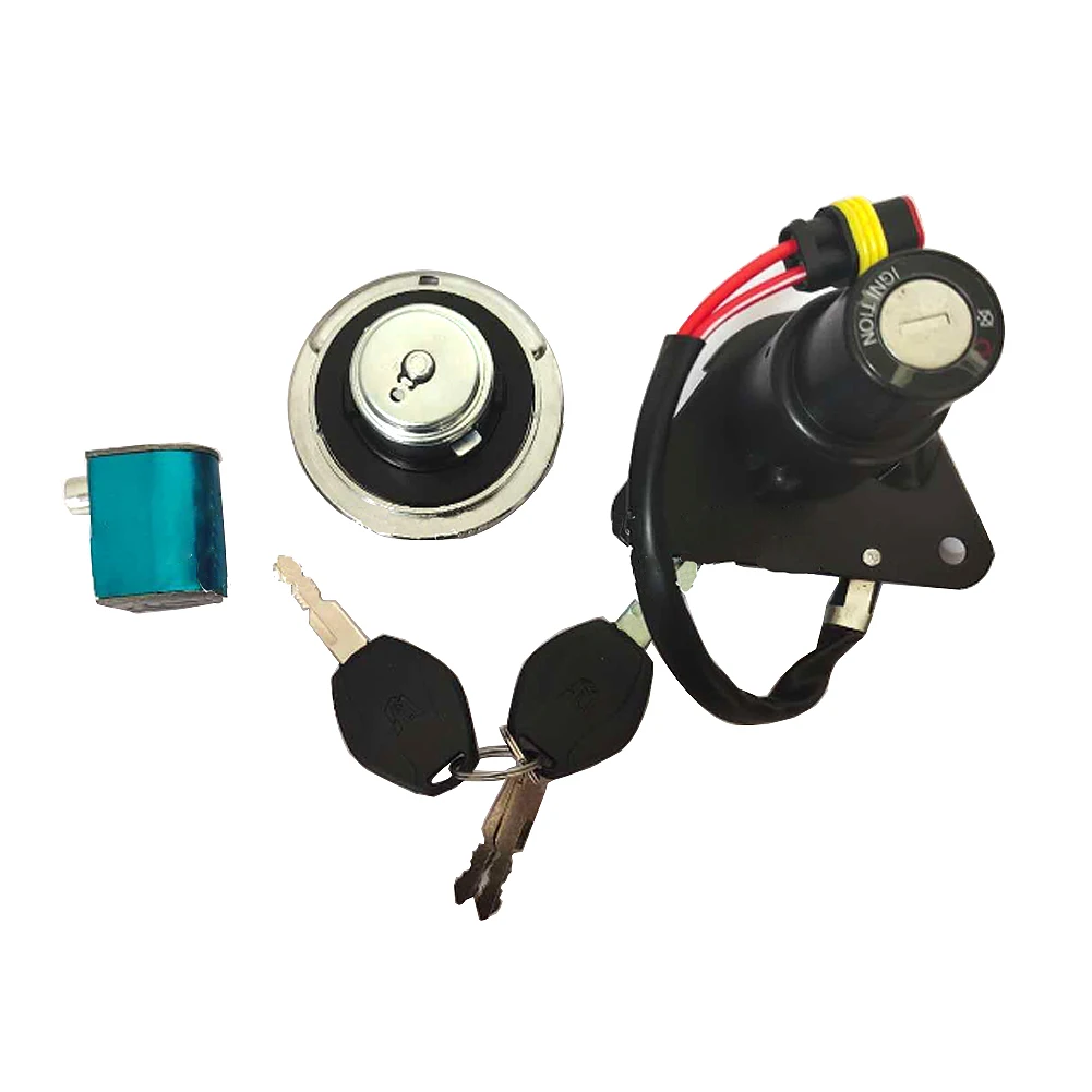 Motorcycle-Ignition-Switch-Fuel-Tank-Cap-Lock-Key-Set-W-Keys-For-KEEWAY ...