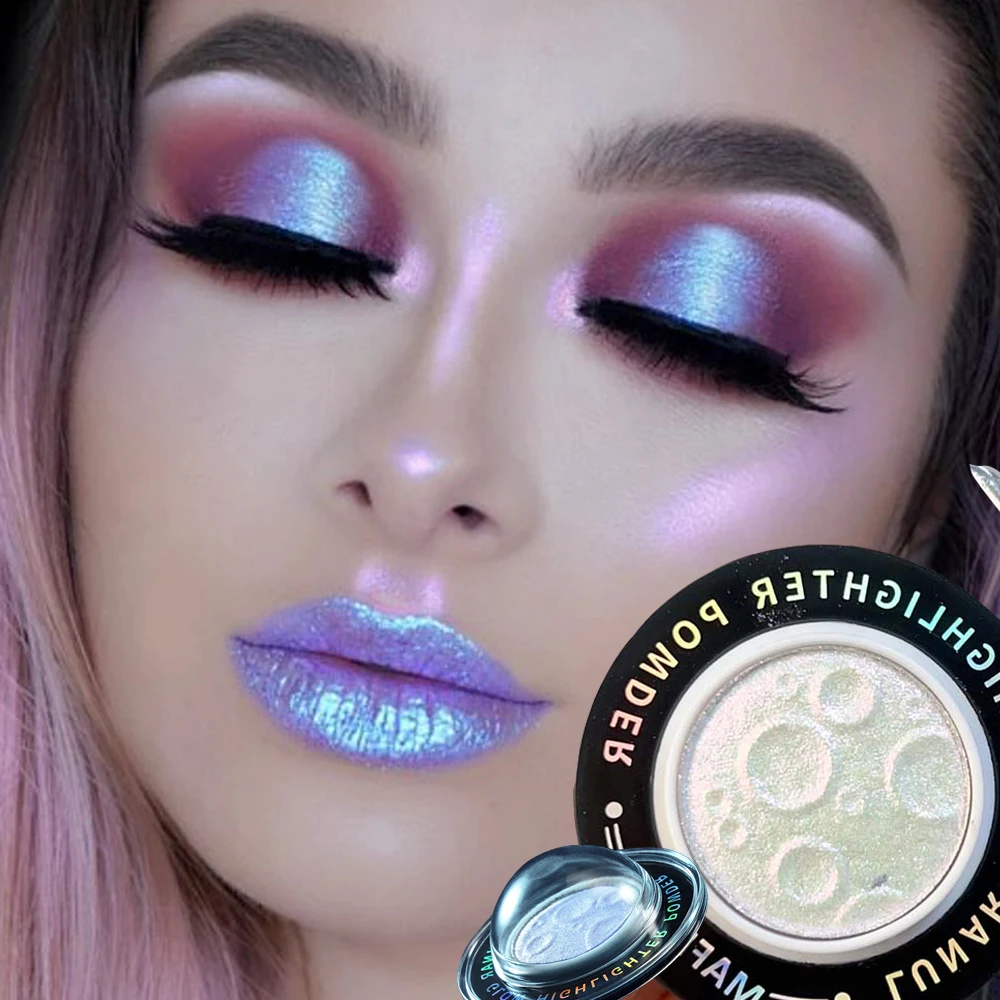 Shimmer Highlighter Powder Monochrome Planet Contour Illuminator Makeup ...