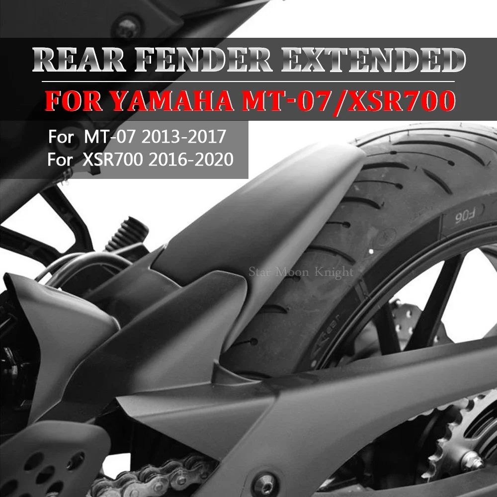 MT07-XSR700-Motorcycle-Rear-Fender-Mudguard-Extender-Extension-Refit ...