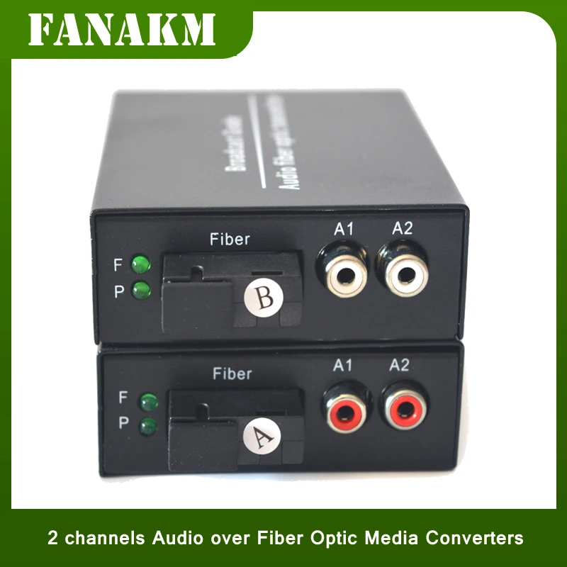 2-Channels-Audio-Over-Fiber-Optic-Media-Converters-Singlmode-Fiber-Up ...