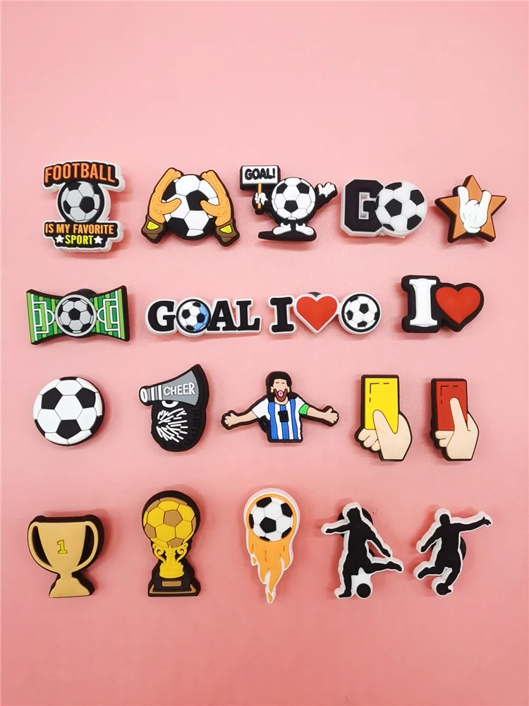 Original-Football-Shoe-Charms-Diy-PVC-Buckle-Decoration-Funny-Women ...