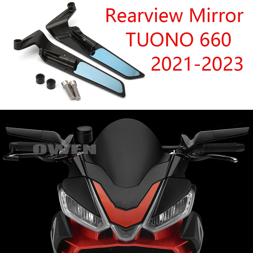 For-Aprilia-Tuono-660-Motorcycle-Stealth-Mirrors-Wind-Wing-Rear-View ...