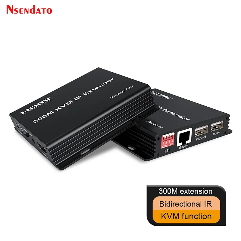 HDMI-KVM-Extender-RJ45-1080P-300M-over-IP-HDMI-to-Ethernet-Lan-Network ...
