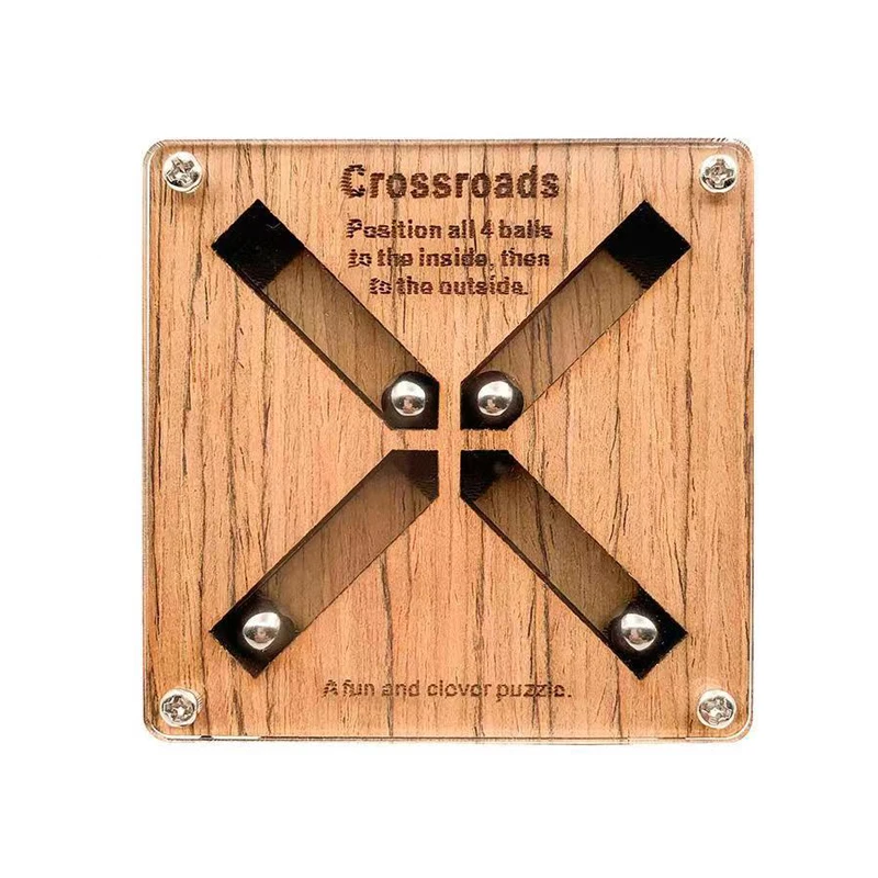 Crossroad-Maze-Board-Wooden-Labyrinth-High-Difficulty-Level-IQ-Brain ...