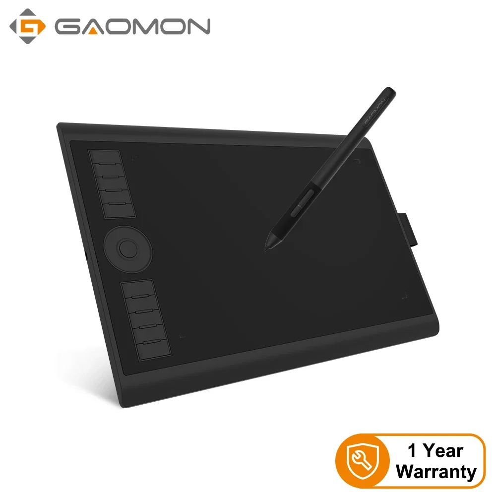GAOMON-M10K-PRO-10-x-6-25-Inches-Art-Digital-Graphic-Tablet-for-Drawing ...